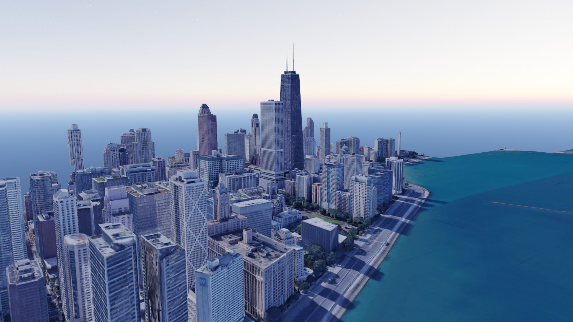 USA- Chicago City Photogrammetry 2 3D Model - TurboSquid 1847916