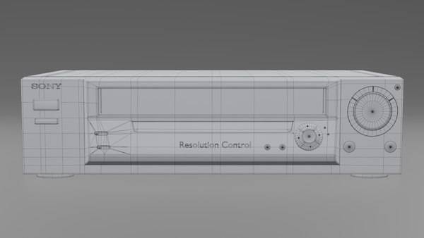 modelo 3d Reproductor de video Sony VHS - TurboSquid 1823604