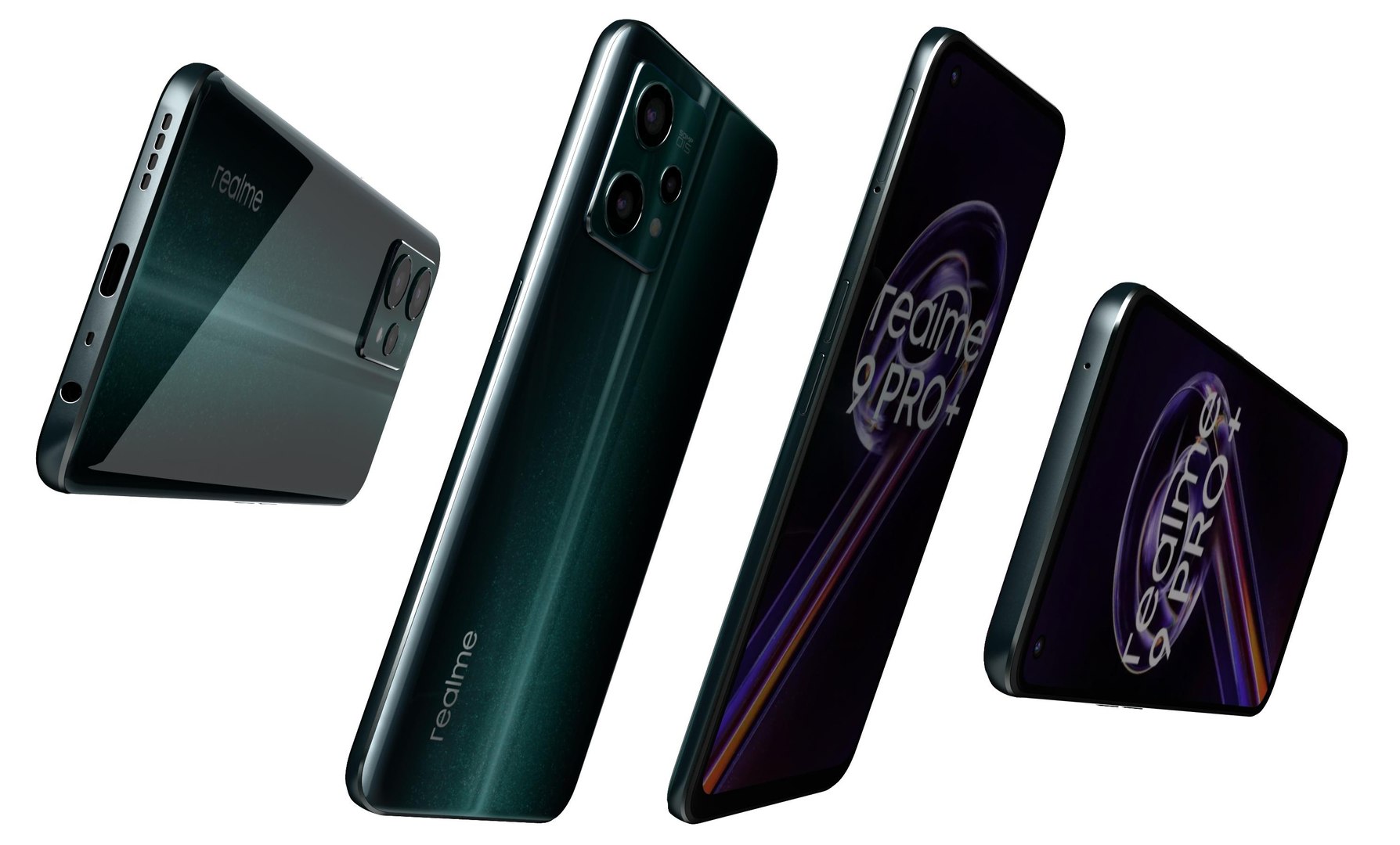 3D Realme 9 Pro Plus Green Model - TurboSquid 1933080