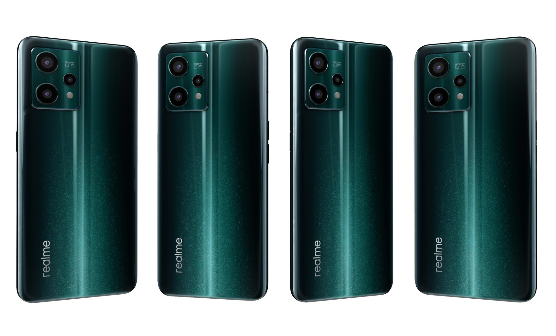 3D Realme 9 Pro Plus Green Model - TurboSquid 1933080