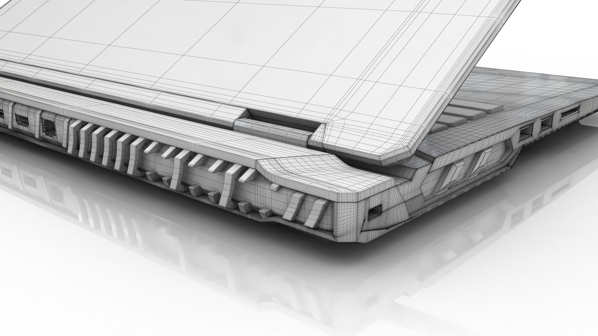 MSI Raider 18 HX A14V 3D Model - TurboSquid 2320753