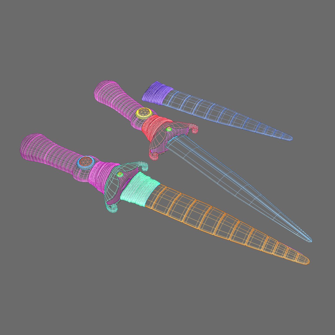 3D Dagger Sword - TurboSquid 1908301