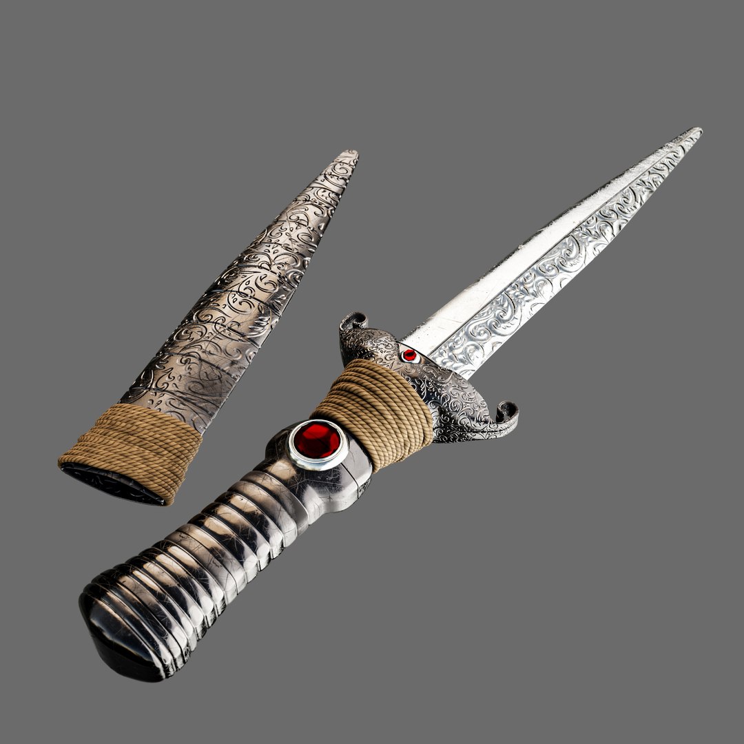 3D Dagger Sword - TurboSquid 1908301