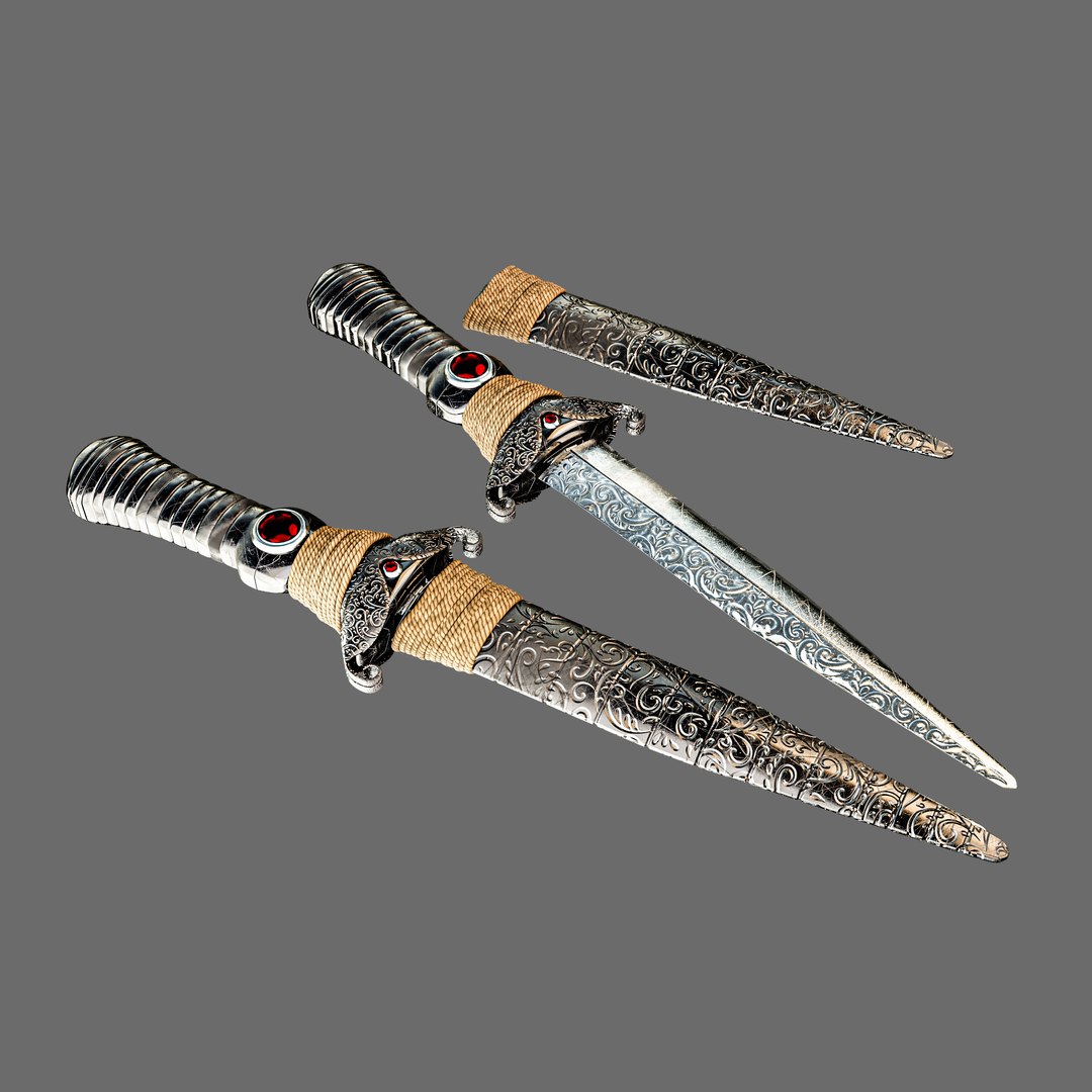 3D Dagger Sword - TurboSquid 1908301