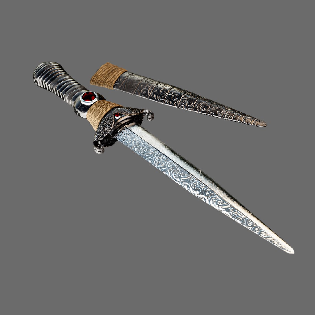 3D Dagger Sword - TurboSquid 1908301