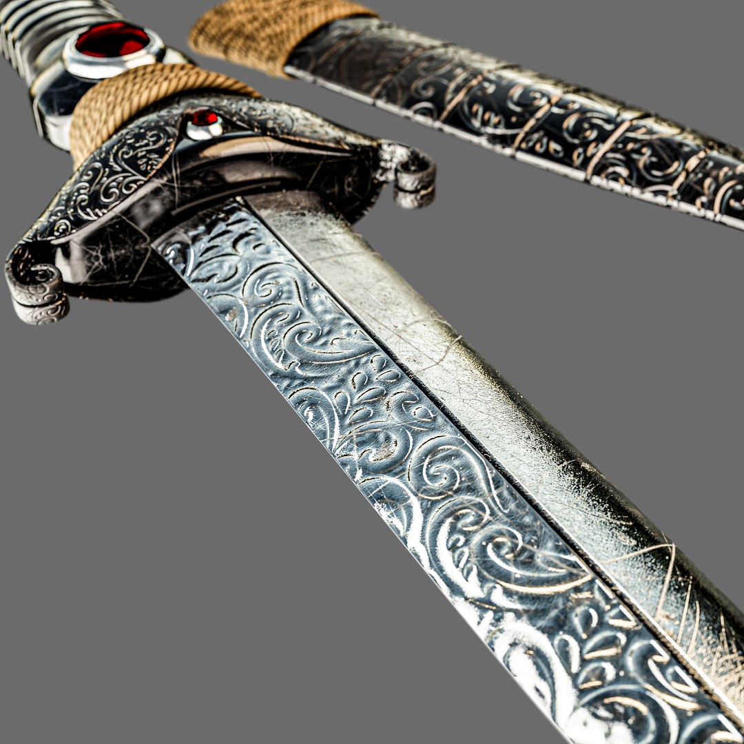 3D Dagger Sword - TurboSquid 1908301