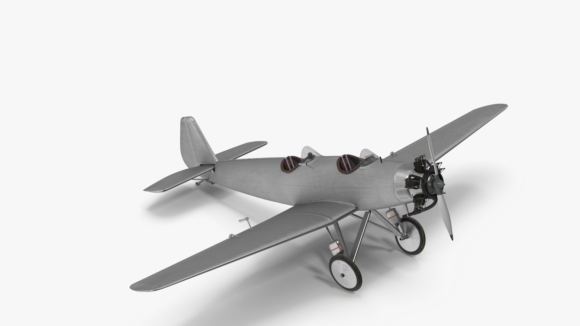 3D Model Vintage Propeller Aircraft - TurboSquid 2195783