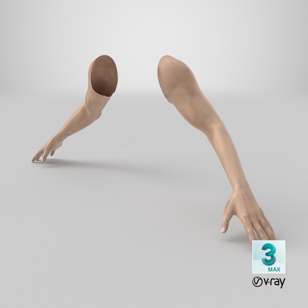 3D Model Male Hand Model With UV And Textures - TurboSquid 2391114