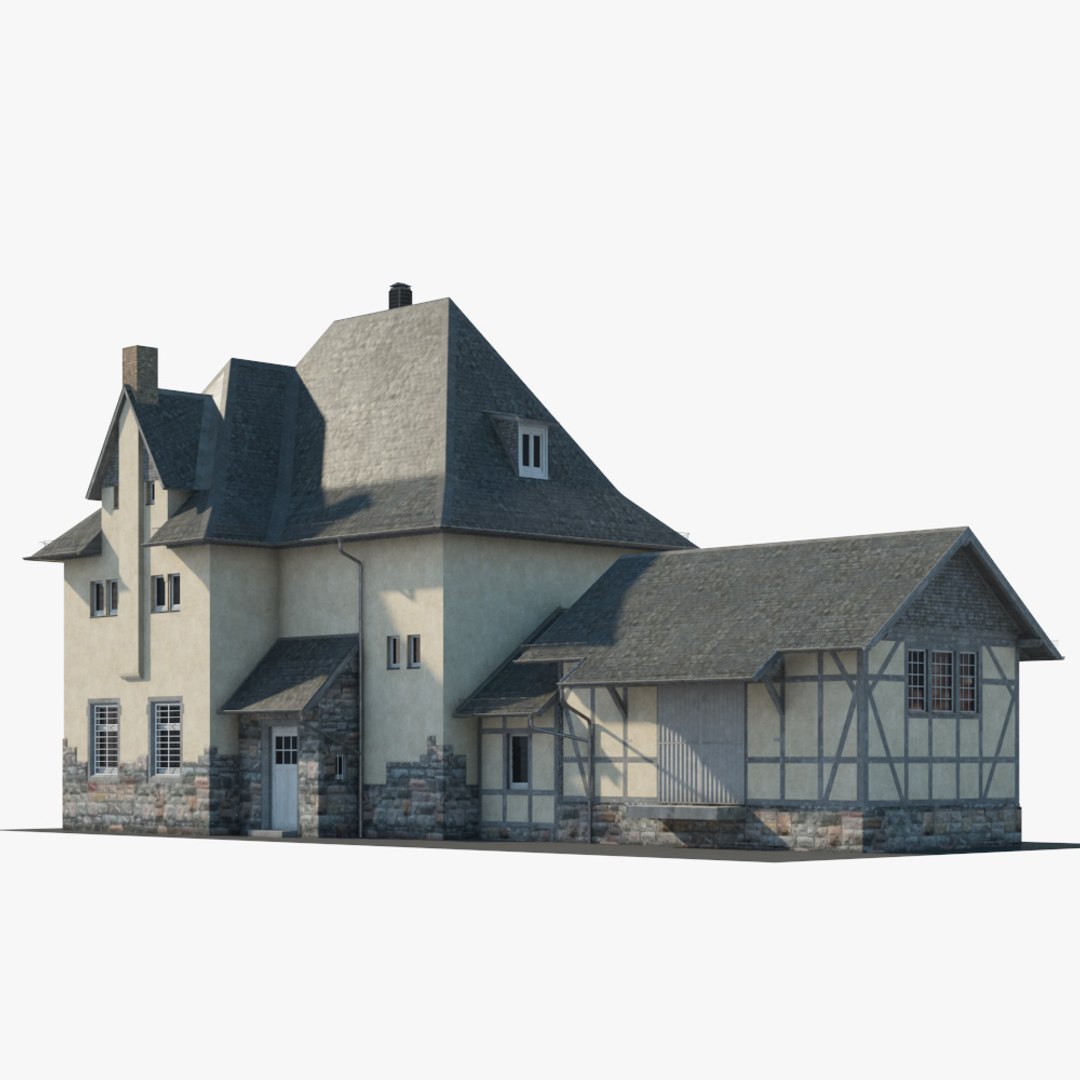 Traditional Country House 3D Model - TurboSquid 2099819