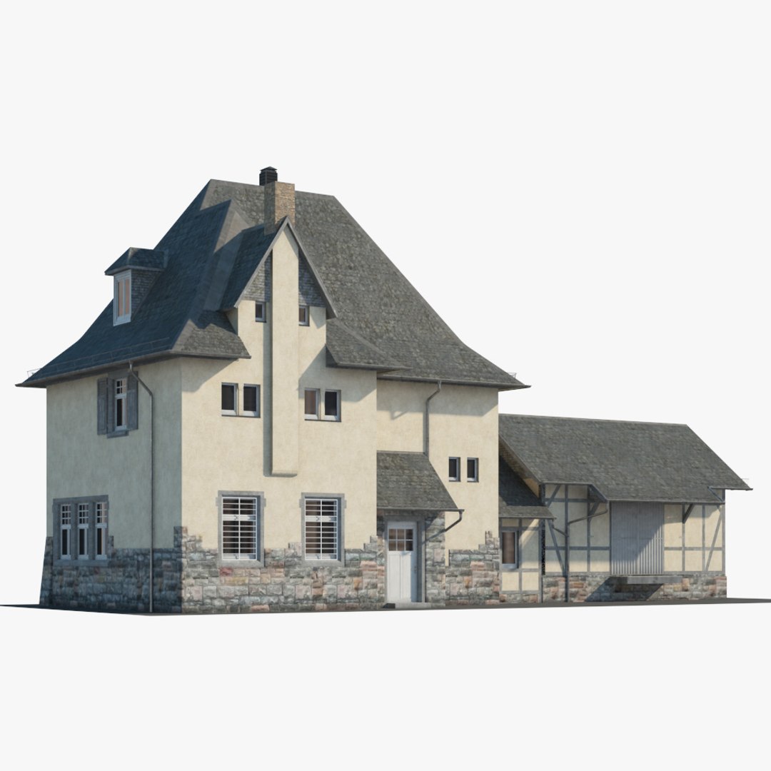 Traditional Country House 3D-Modell - TurboSquid 2099819