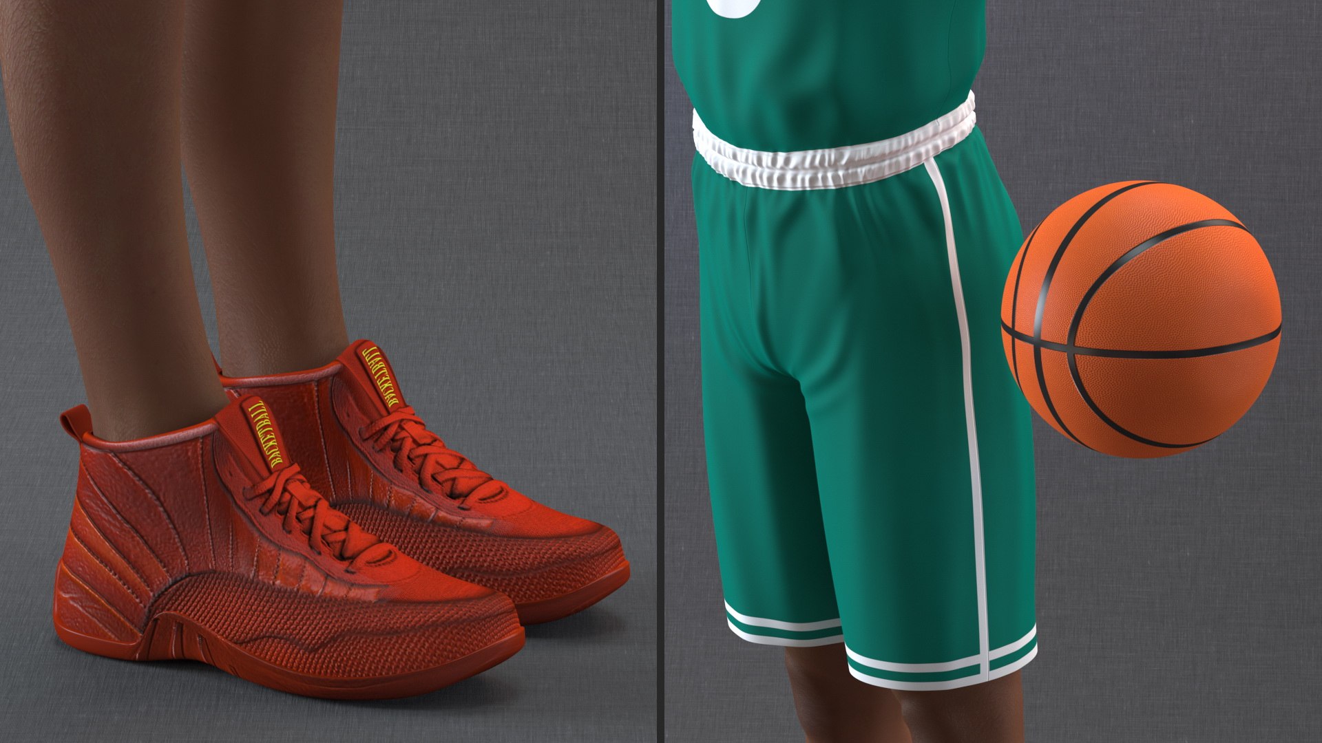 3D Light Skin Teenager Basketball Player T Pose - TurboSquid 1762826