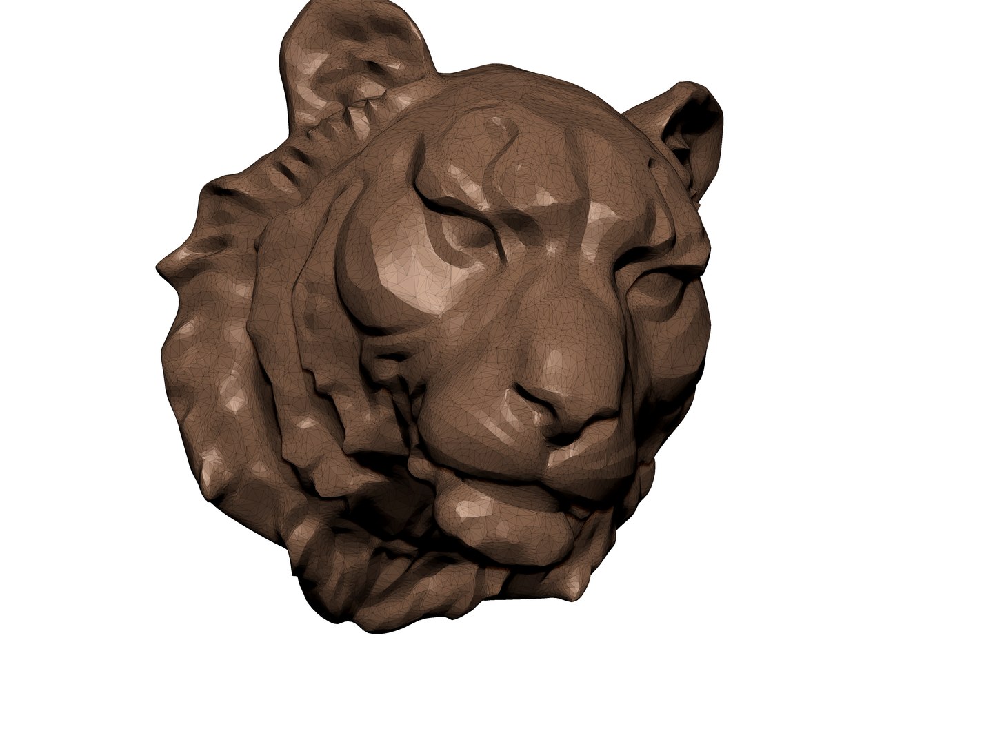 Tiger Head Model - TurboSquid 1860755