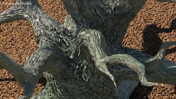 3D spooky old twisted tree winter model - TurboSquid 1549688