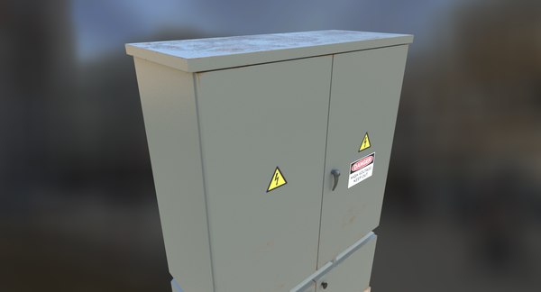 3D electrical box - TurboSquid 1261242