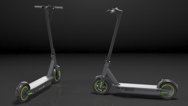 3D Electric Scooter Rigged for Maya - TurboSquid 1882855
