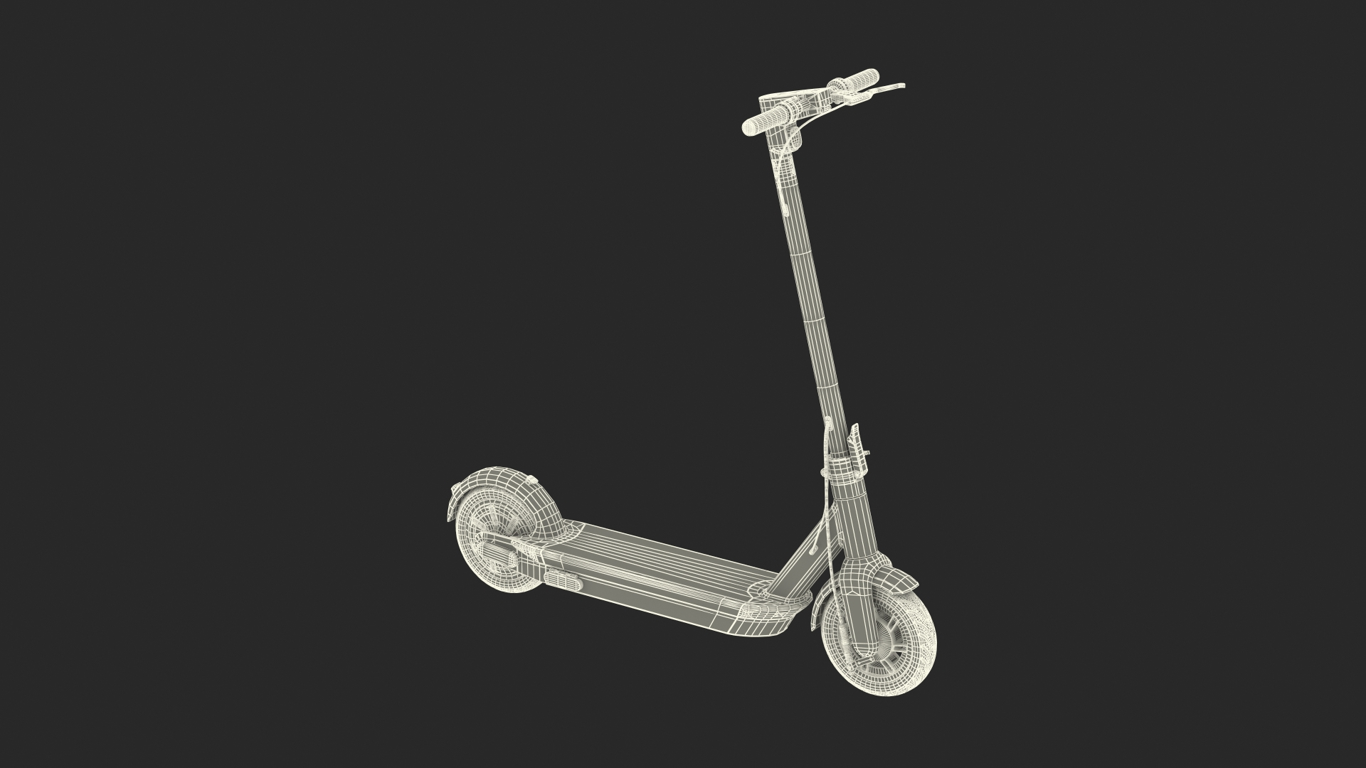 3D Electric Scooter Rigged For Maya - TurboSquid 1882855