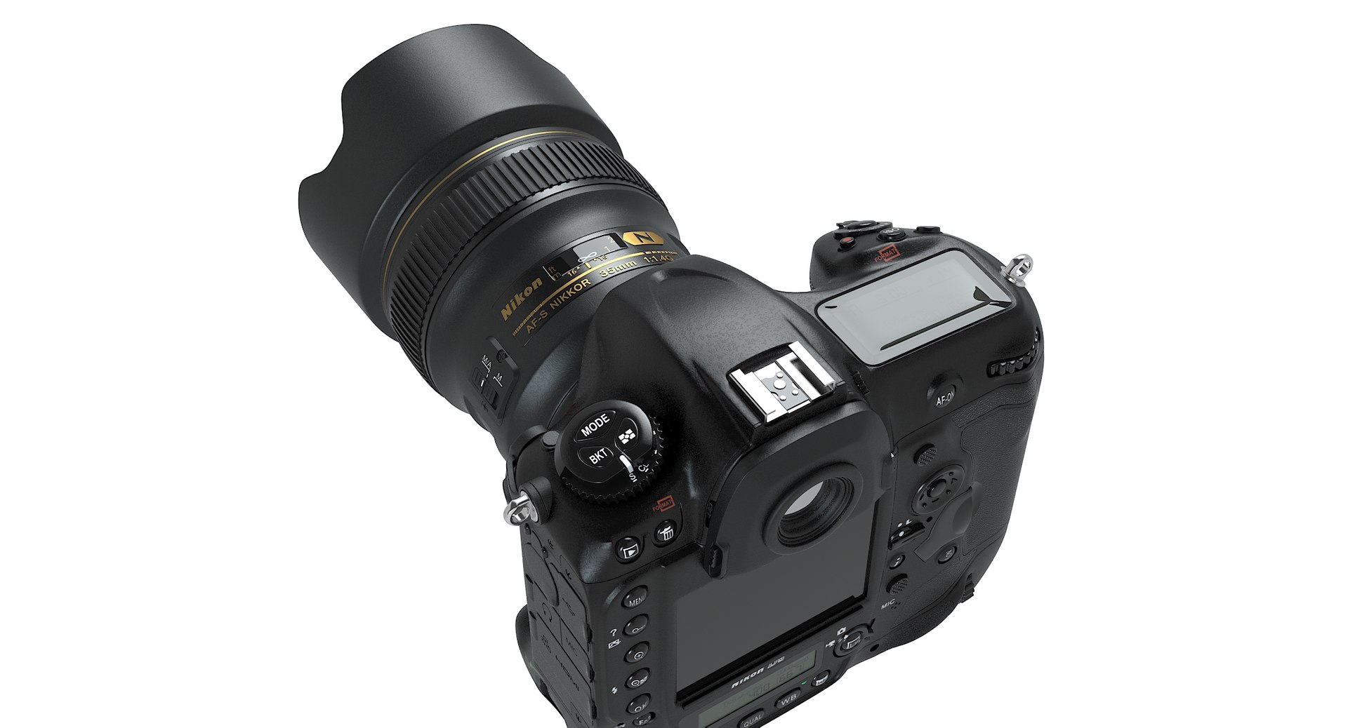 Nikon D5 Digital Slr 3d Model