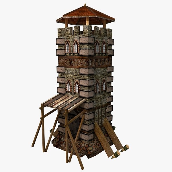 guard tower 3d 3ds