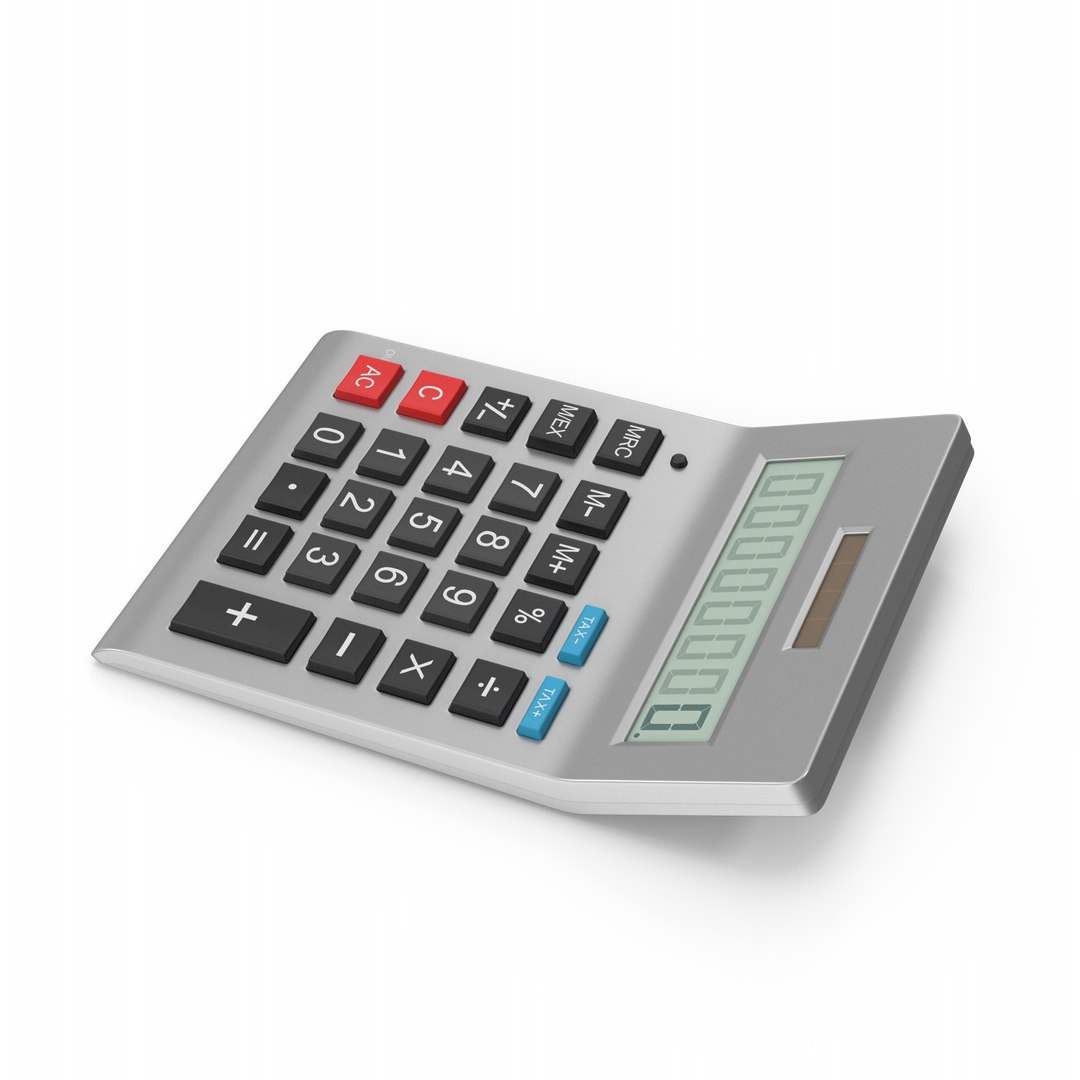3D Calculator Model - TurboSquid 1868820
