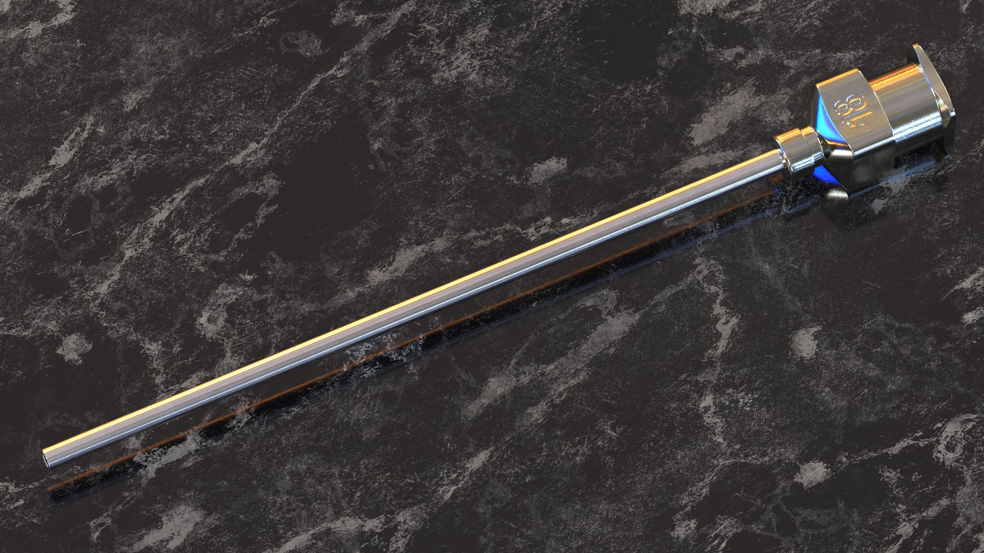 Hamilton Metal Hub Needle 3D Model - TurboSquid 1958475