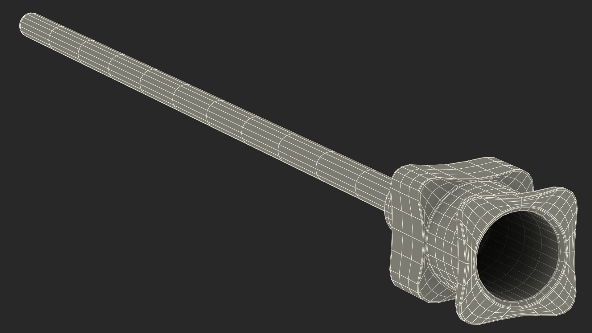 Hamilton Metal Hub Needle 3D model - TurboSquid 1958475