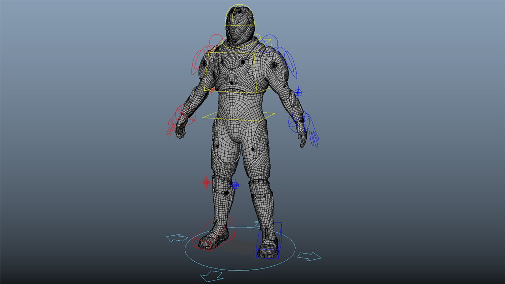3d Model Sci-fi Soldier Armor