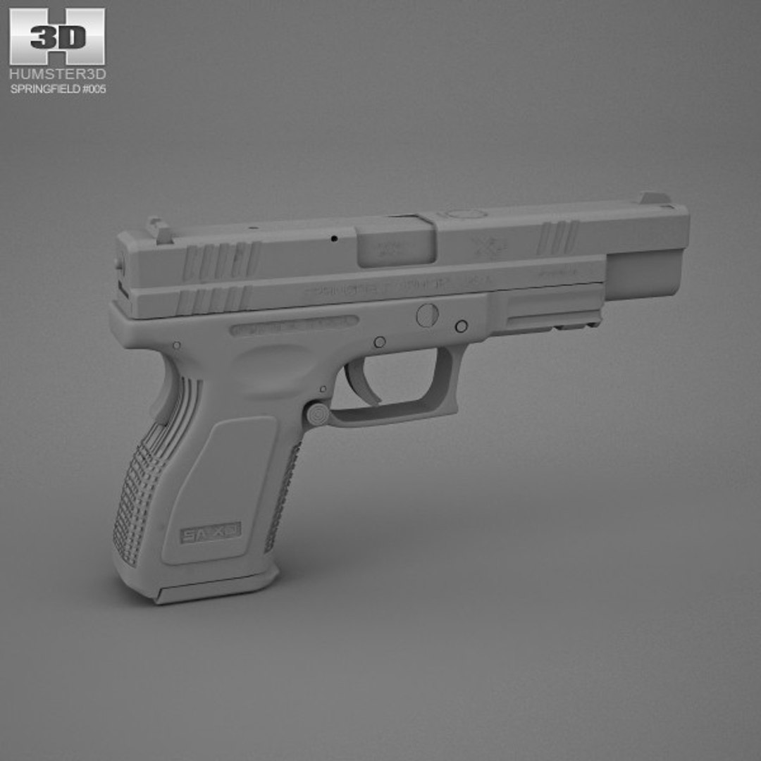 3d hs2000 springfield armory model