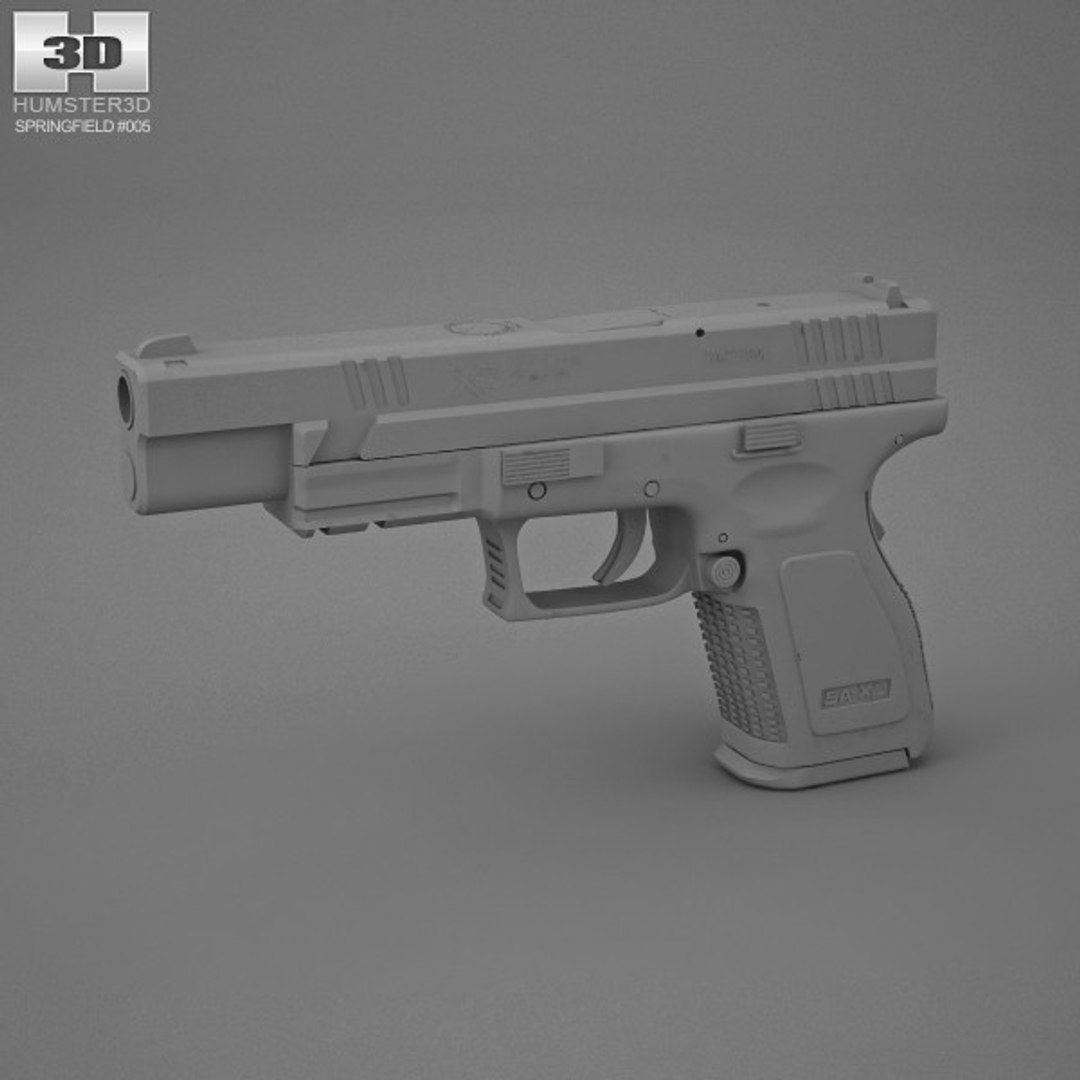 3d hs2000 springfield armory model