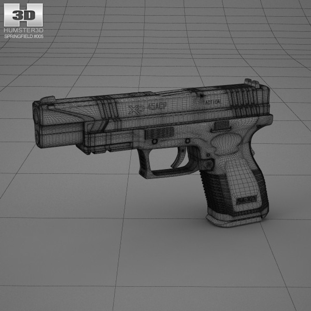 3d hs2000 springfield armory model