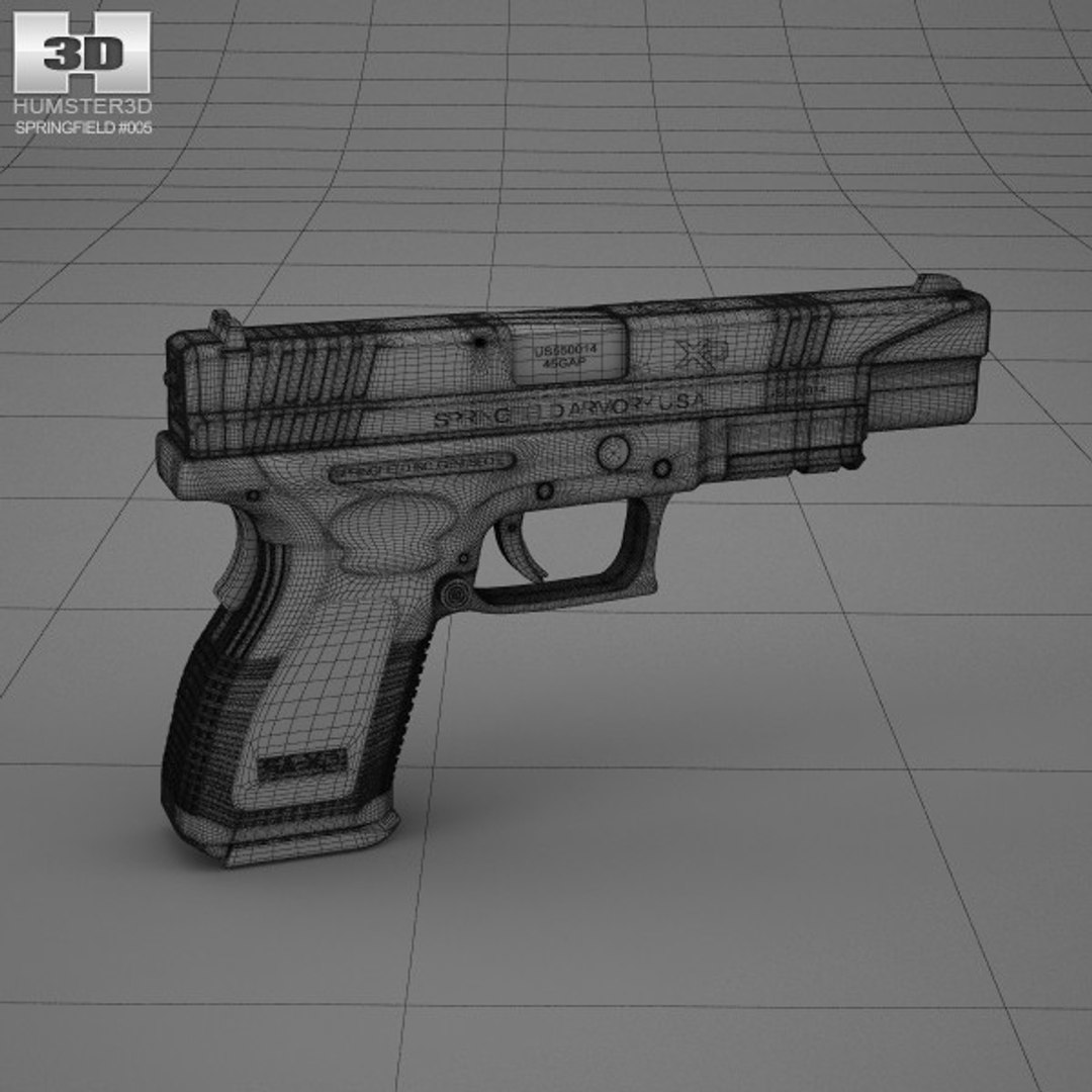 3d hs2000 springfield armory model