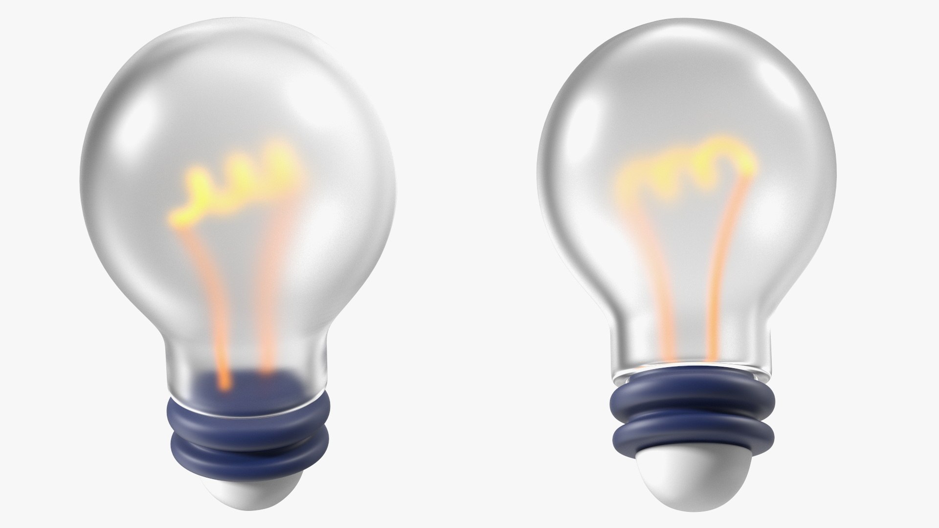 3D Idea Light Bulb Stylized Icon model - TurboSquid 2177349