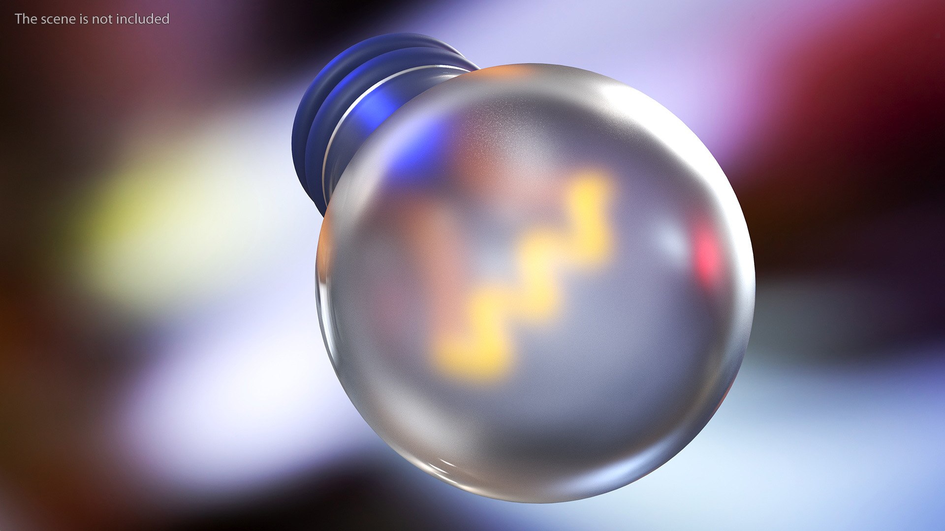 3D Idea Light Bulb Stylized Icon model - TurboSquid 2177349