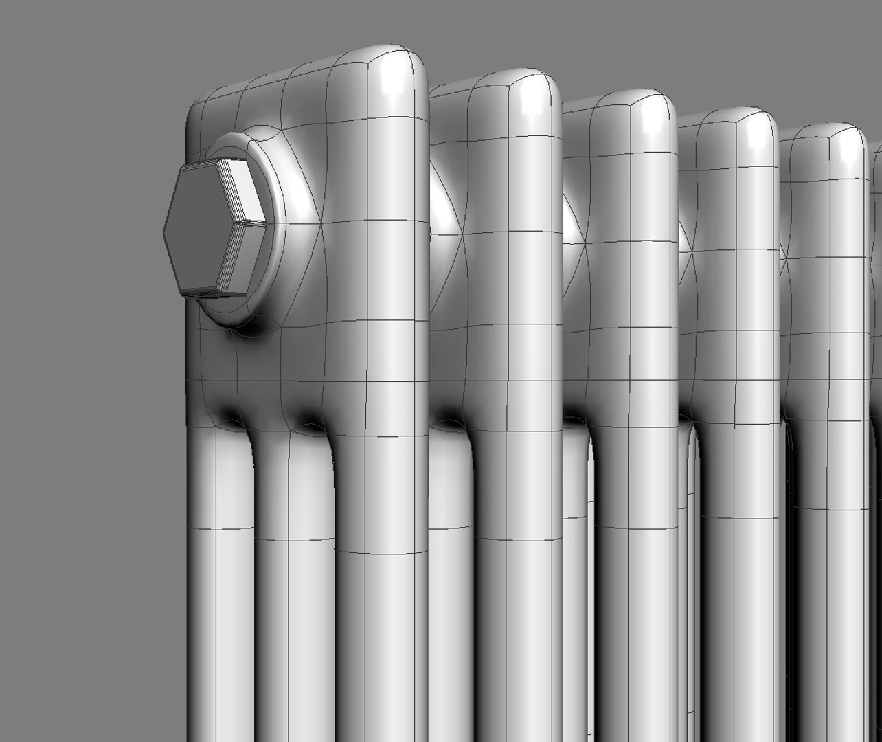 3d radiator heating