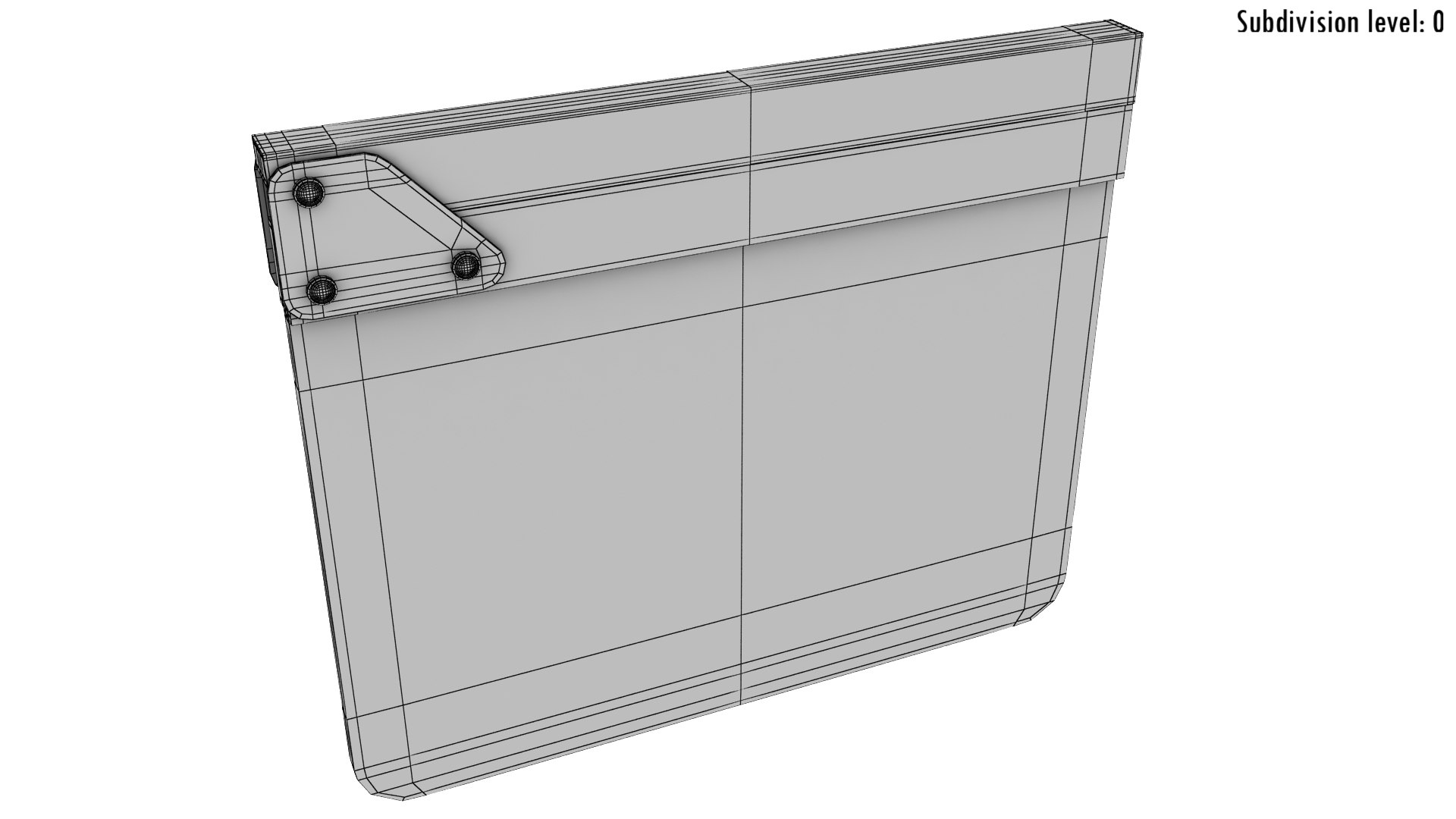 Black Movie Clapboard PBR 3D Model - TurboSquid 2265836