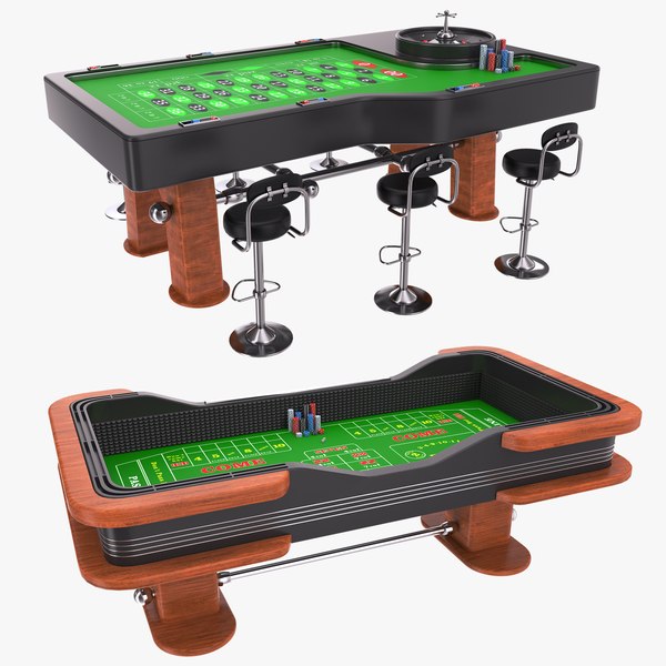 Craps Table 3D Models for Download | TurboSquid