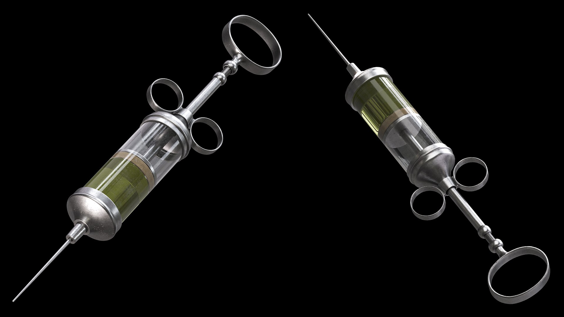 3D Antique Syringe Animated - TurboSquid 2469636