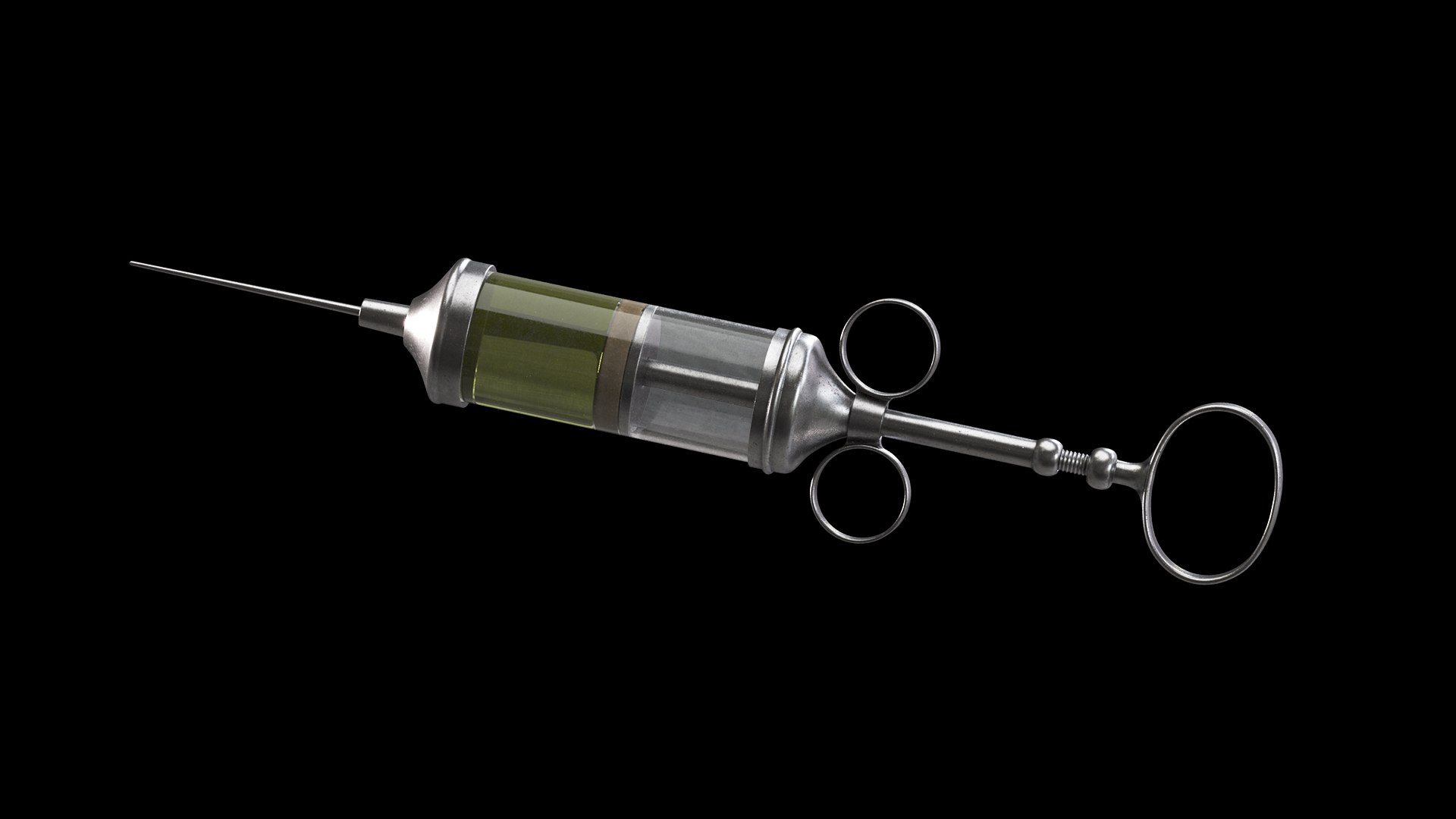 3D Antique Syringe Animated - TurboSquid 2469636