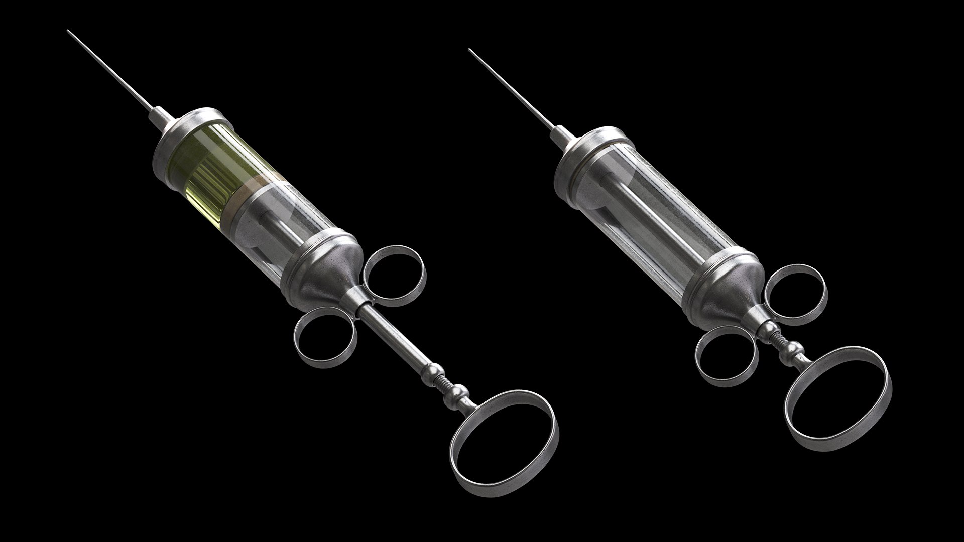 3D Antique Syringe Animated - TurboSquid 2469636