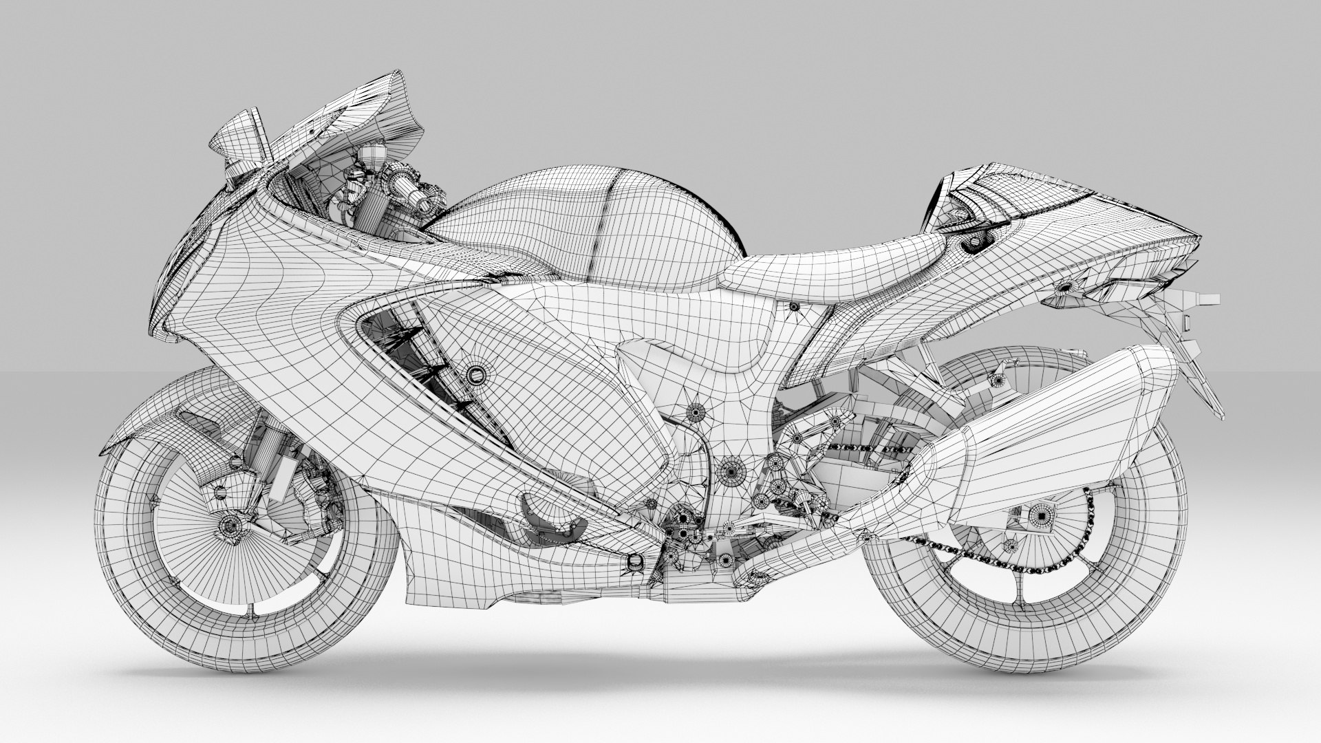 3D Suzuki Hayabusa - TurboSquid 2379834