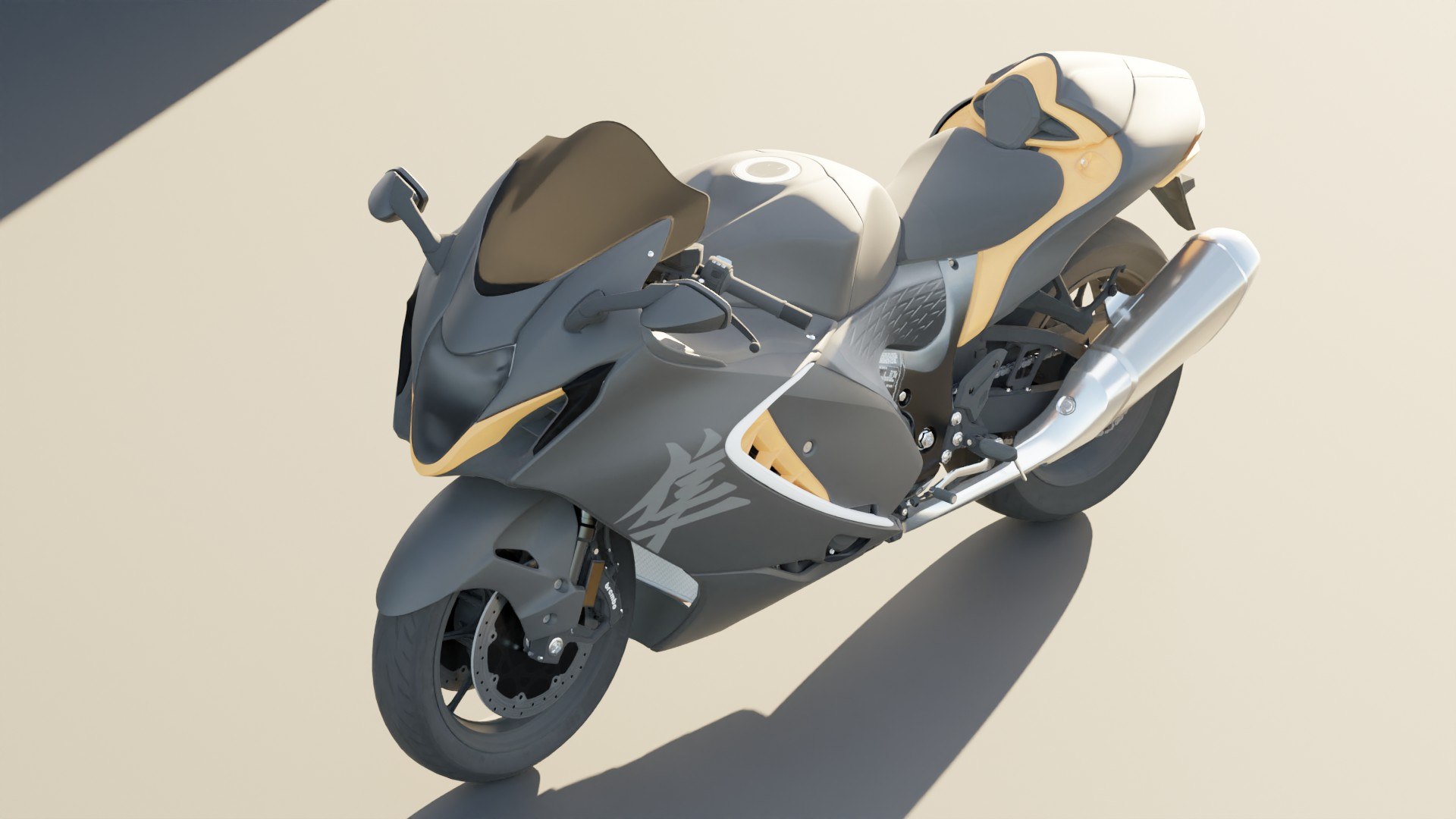 3D Suzuki Hayabusa - TurboSquid 2379834