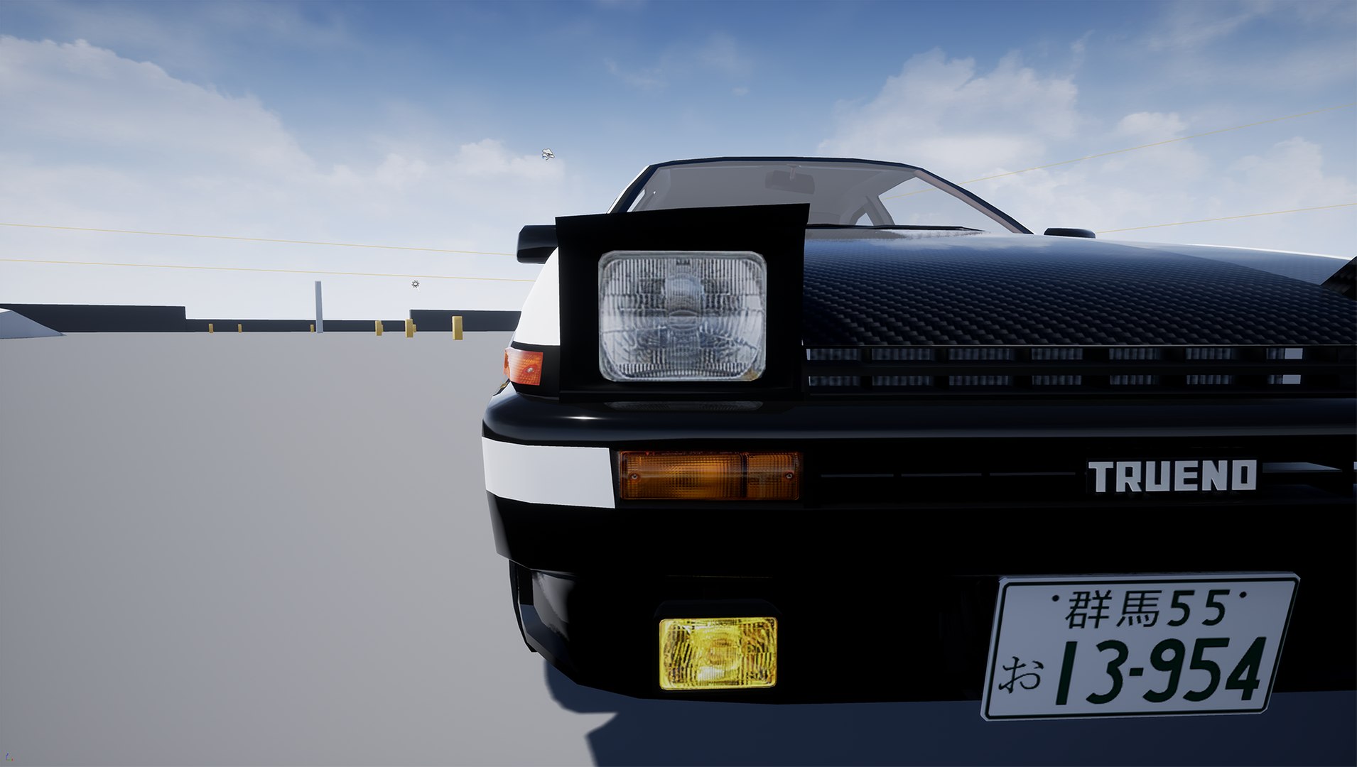 Toyota Trueno AE86 Initial D Stylized 3D - TurboSquid 1909982
