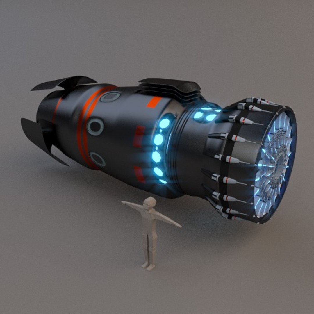 3d Spaceship Star Drive