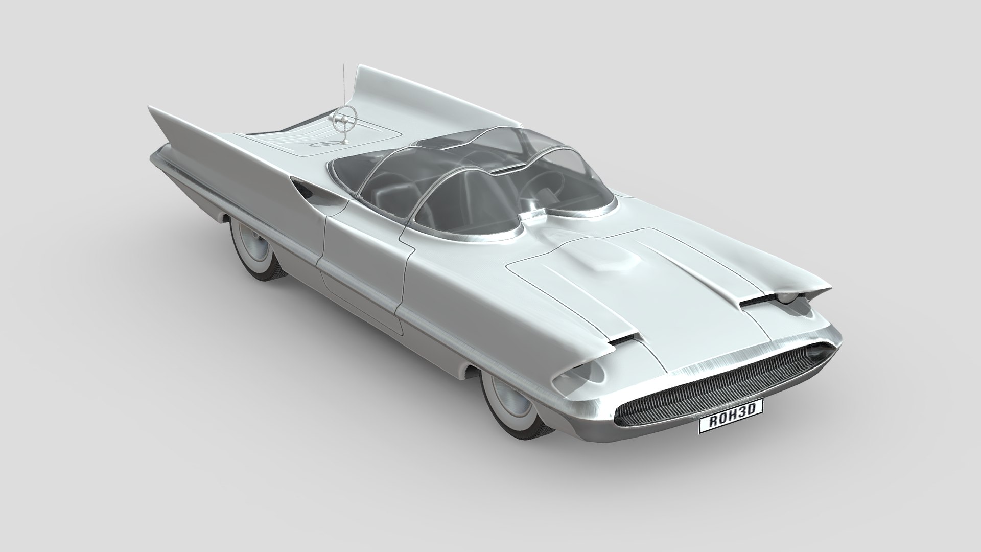 3D Lincoln Futura 1955 model - TurboSquid 2160622