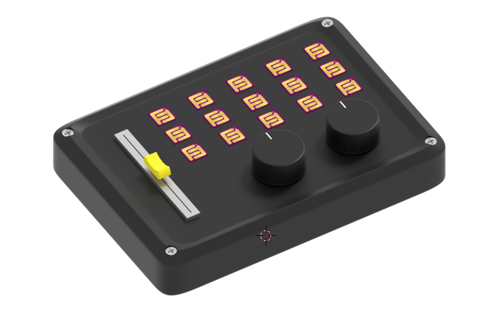 Analog gamepad 3 axis 3D model - TurboSquid 1339047