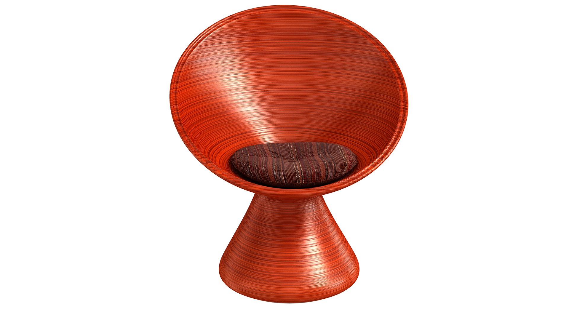 Babylon Chair Red Plastic 3d Printed 3D - TurboSquid 2299714