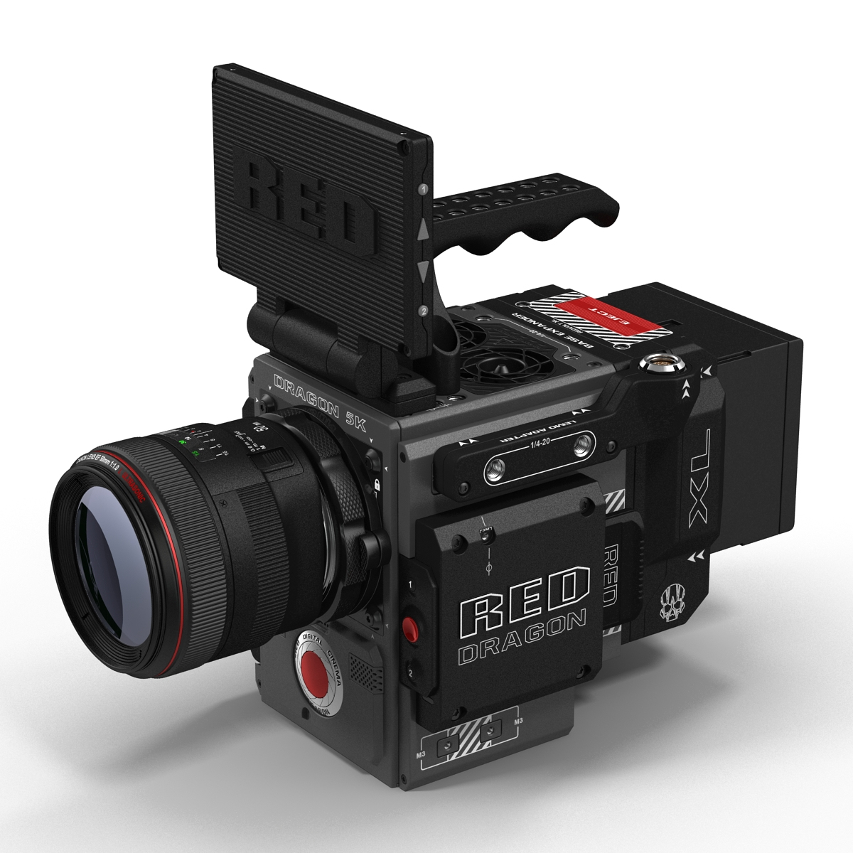 red weapon dragon 5k 3ds