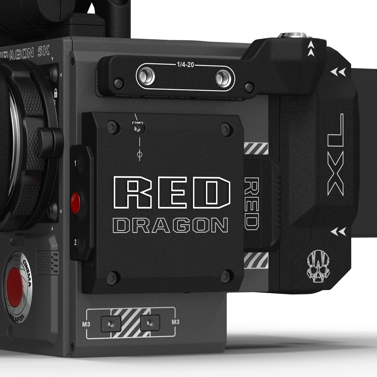 red weapon dragon 5k 3ds