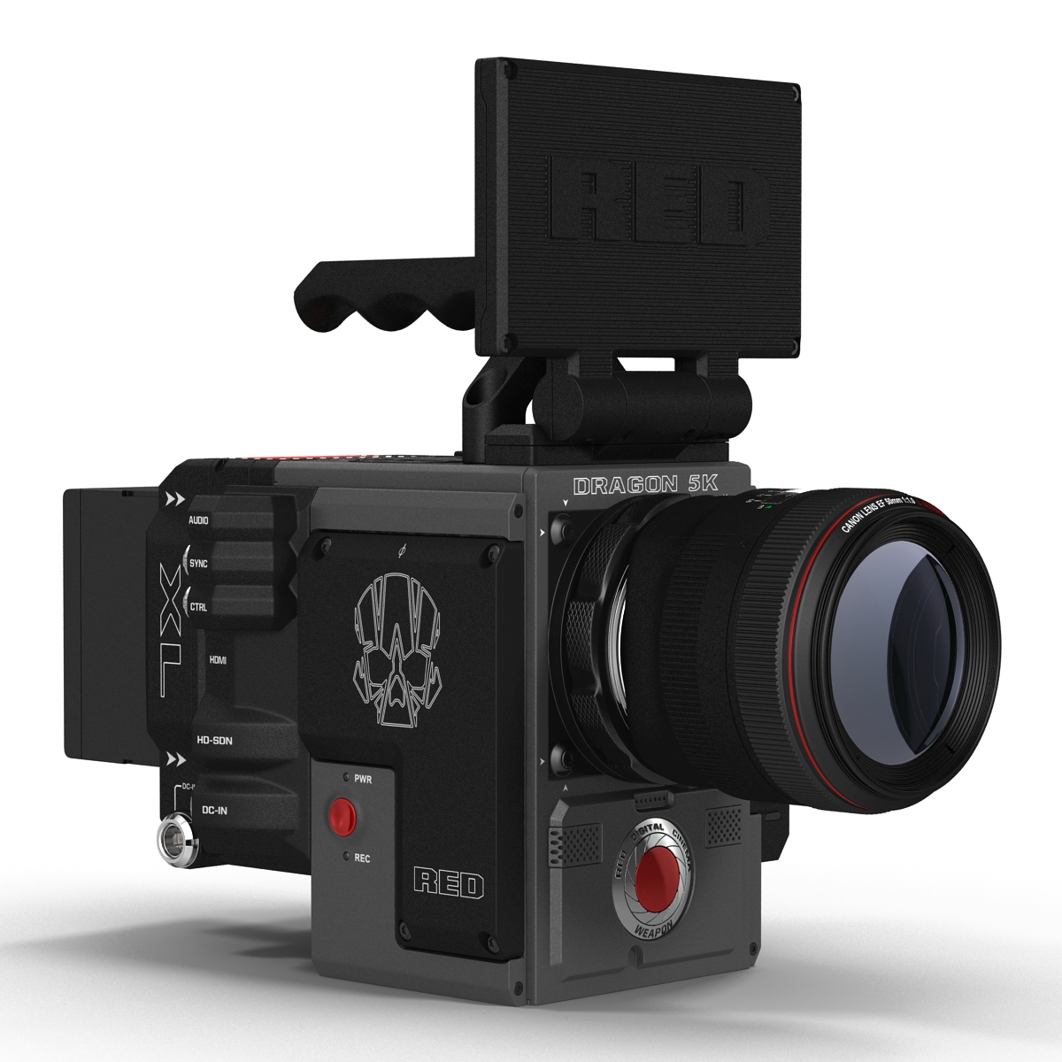 red weapon dragon 5k 3ds