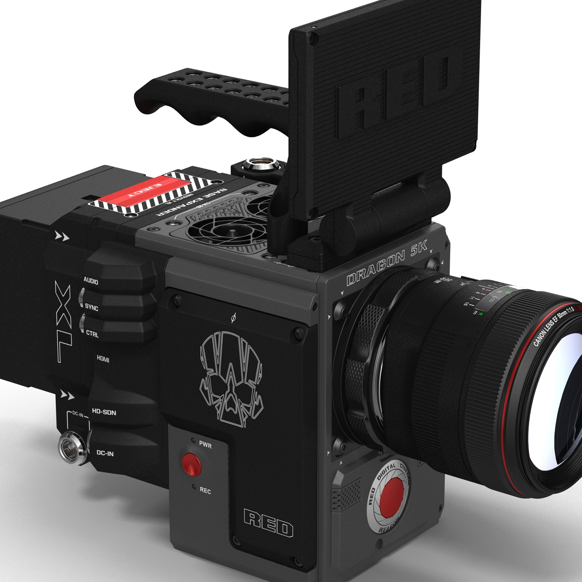 red weapon dragon 5k 3ds