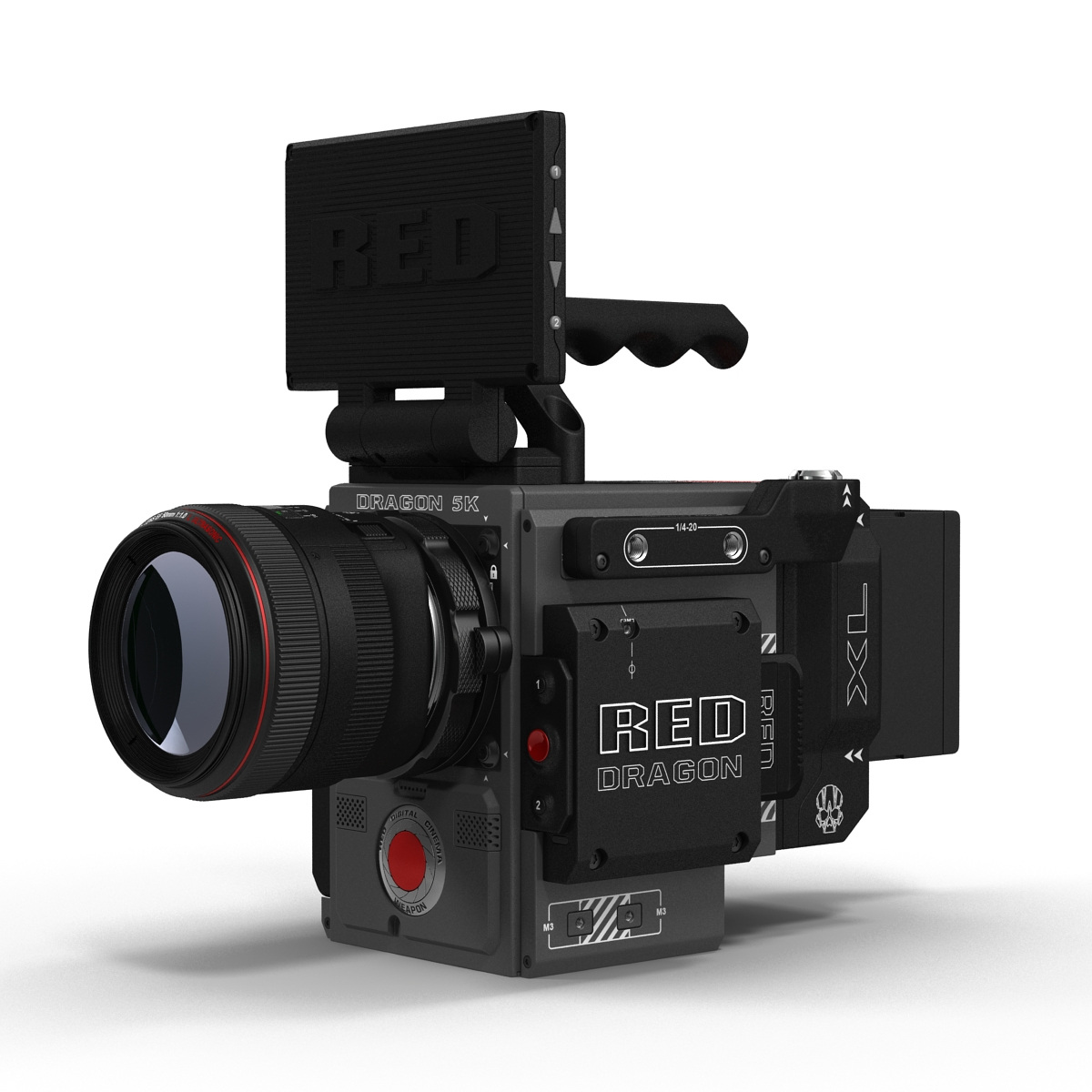 red weapon dragon 5k 3ds